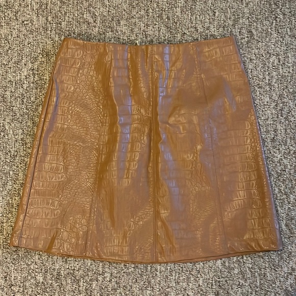 Francesca's Collections | Skirts | Nwt Francescas Faux Leather Skirt ...